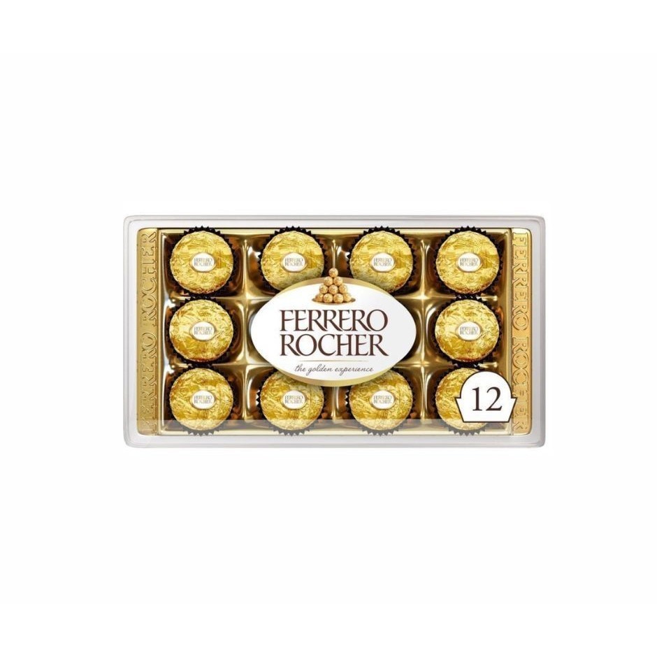 FERRERO ROCHER C/12 UN | Shopee Brasil