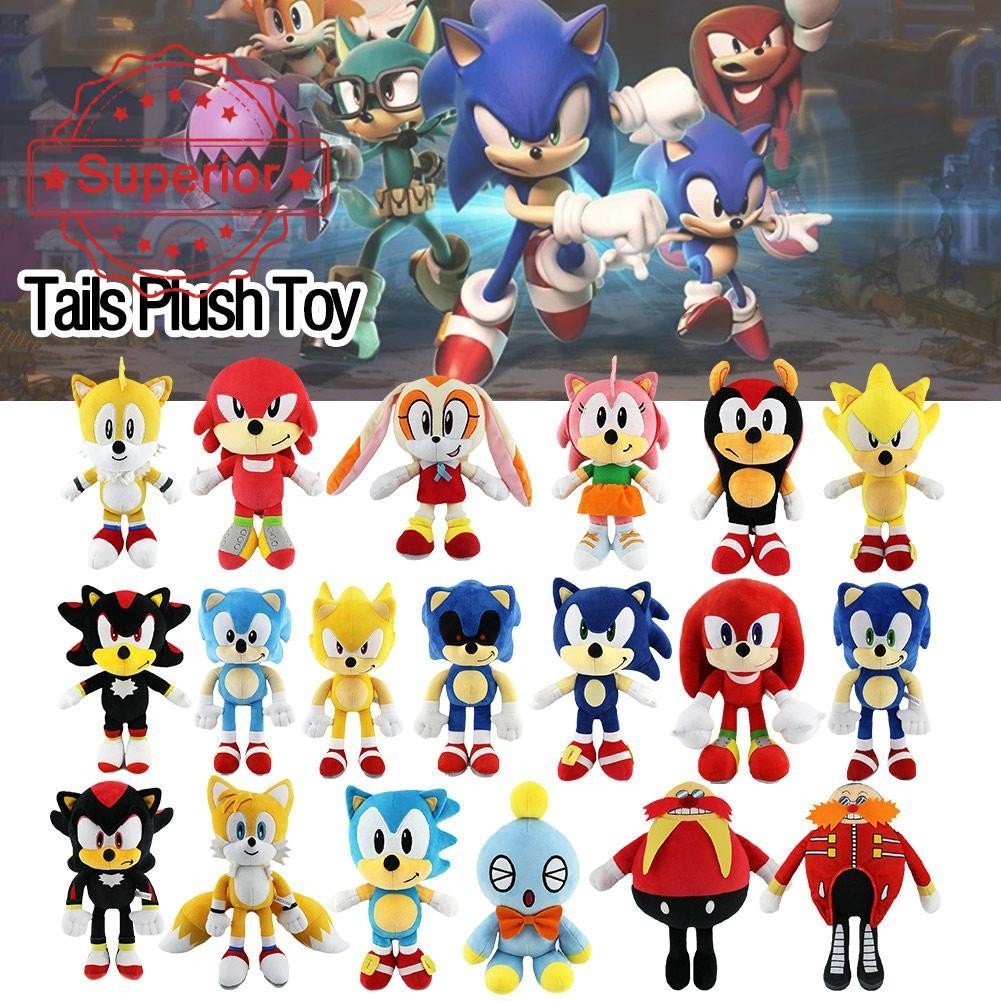 45cm Sonic The Hedgehog Shadow Amy Rose Knuckle Tail Plushie Pelúcia ...