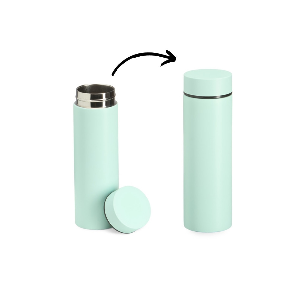 Mini Garrafa Térmica 240 ml pequena colorida agua suco bebida escola ...