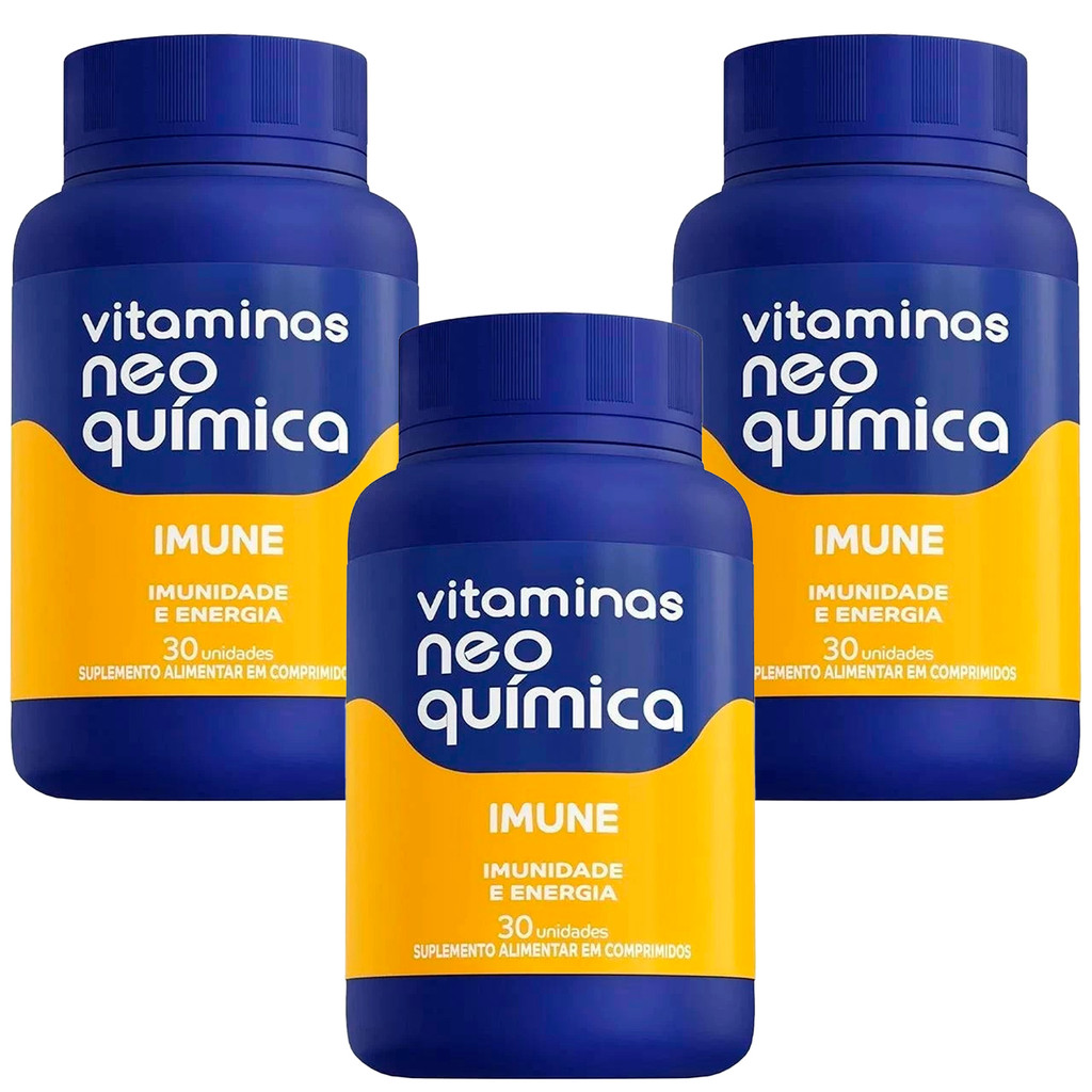 Vitamina Neo Química Imune 30 Comprimidos | Shopee Brasil