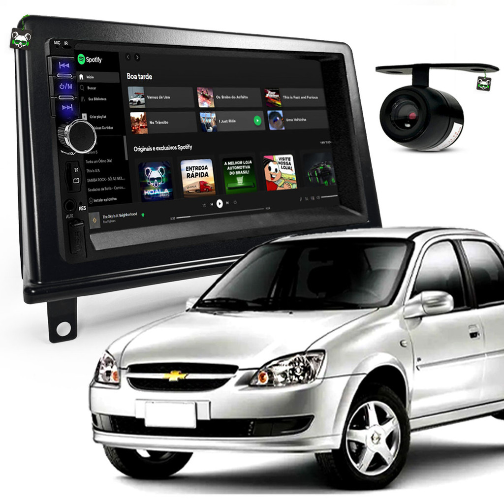 Kit Central Multimidia Espelhamento Android Ios Bluetooth 7 Pol Classic 2012 2013 2014 2015 2016 ...