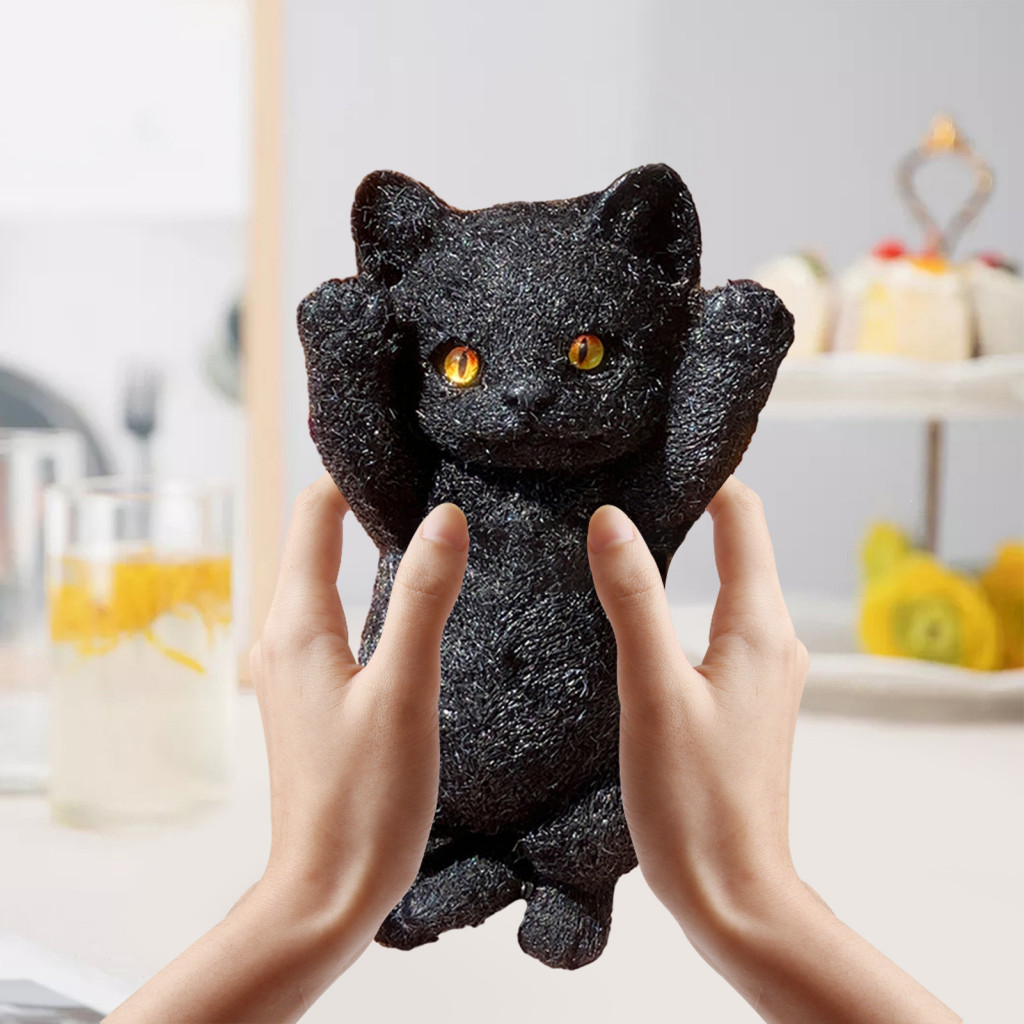 Realistic Cat Stress Toy Soft Squishy for Relief Slow Rebound Fidget ...