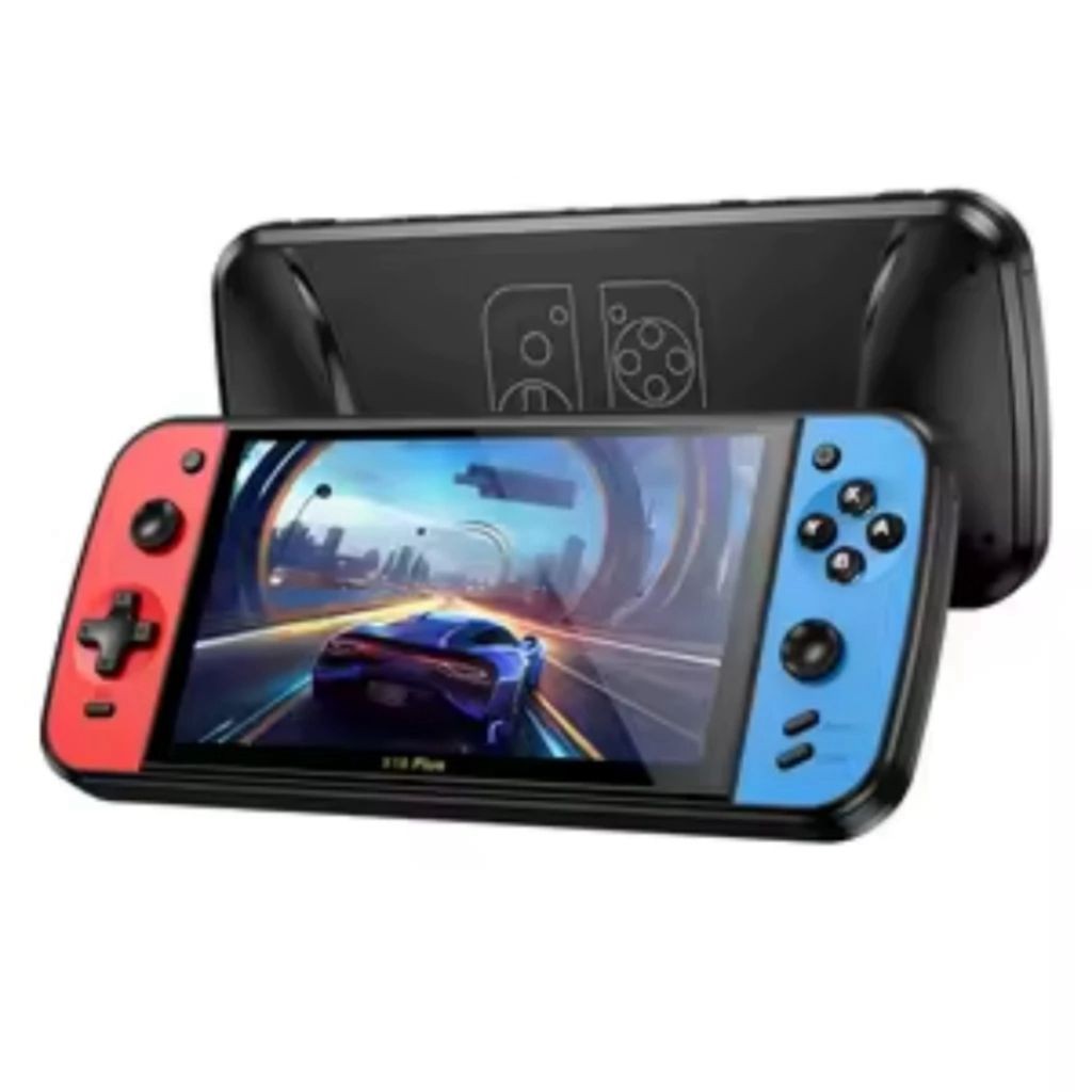 Console Vídeo Game Portátil X16 PLUS + 15 Mil Jogos 7.5 Polegadas ...