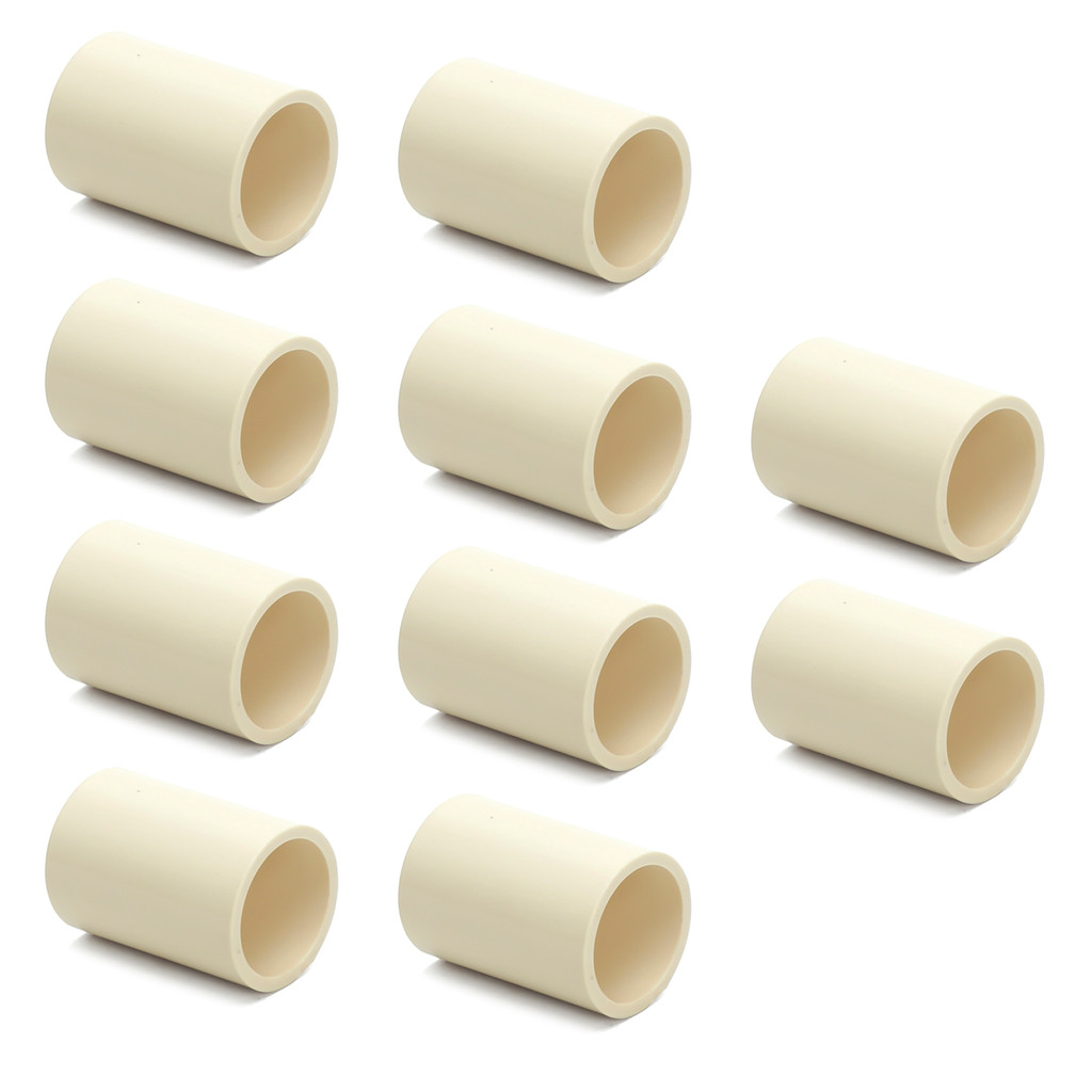 Luva União CPVC 22mm C/ 10 Unidades Água Quente Aquatherm Resistente Tubo Cano Conexão Conector ...