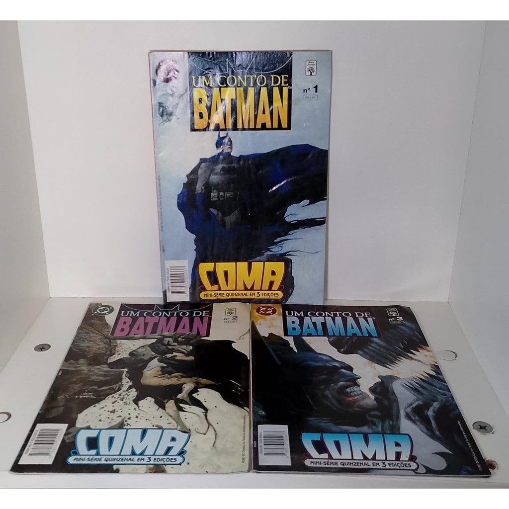 HQ Completo Um Conto de Batman Coma volume 1, 2, 3 | Shopee Brasil