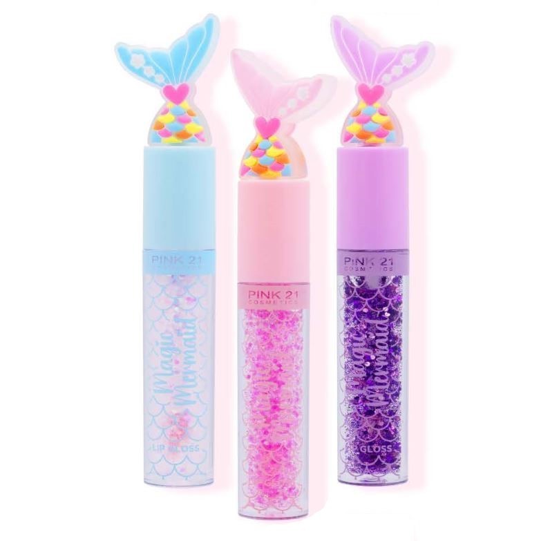Lip Gloss Magic Mermaid Roxo CS4197 - UNIT Pink 21 | Shopee Brasil