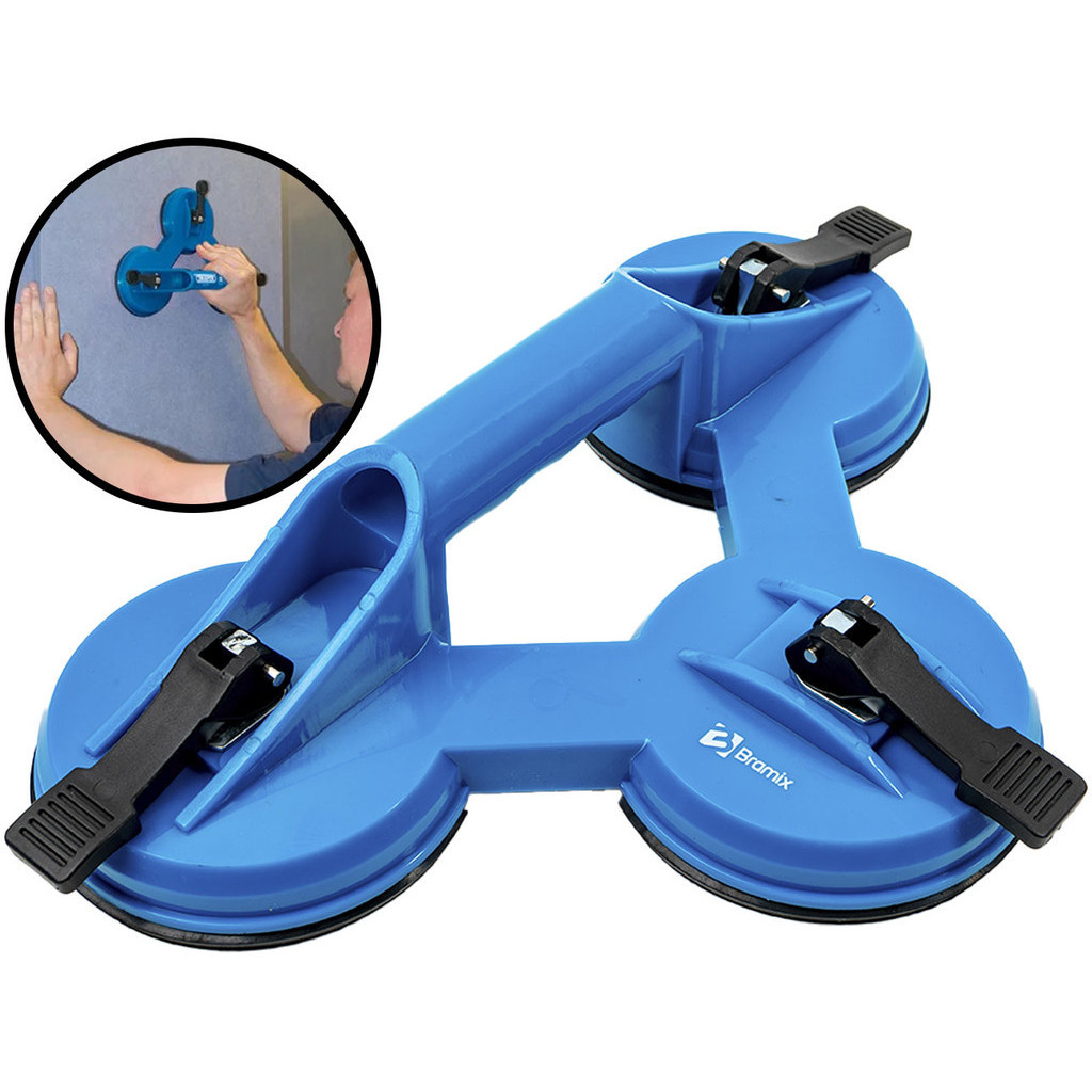 Ventosa Tripla Profissional Em Plástico Para Vidro Piso Capacidade Para ...