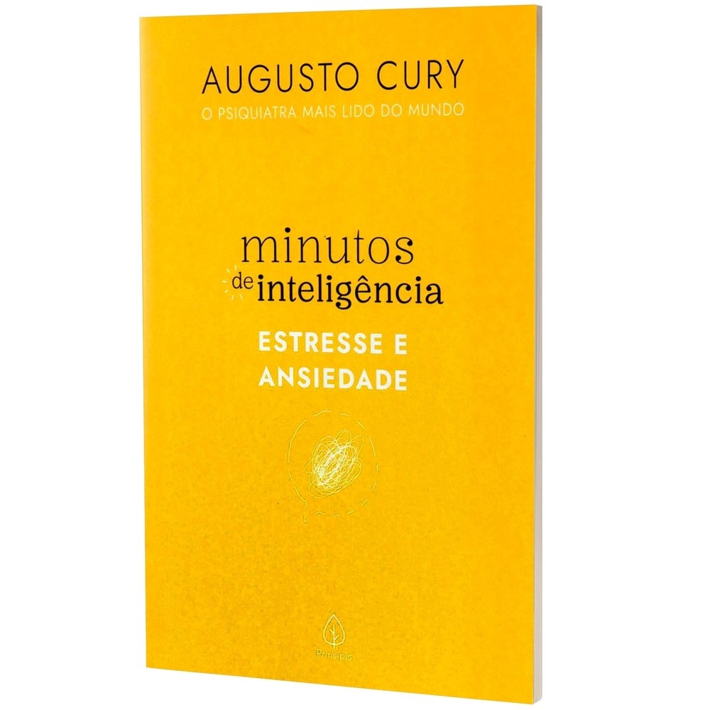 Livro Minutos De Inteligência - Estresse E Ansiedade - Augusto Cury | Shopee Brasil