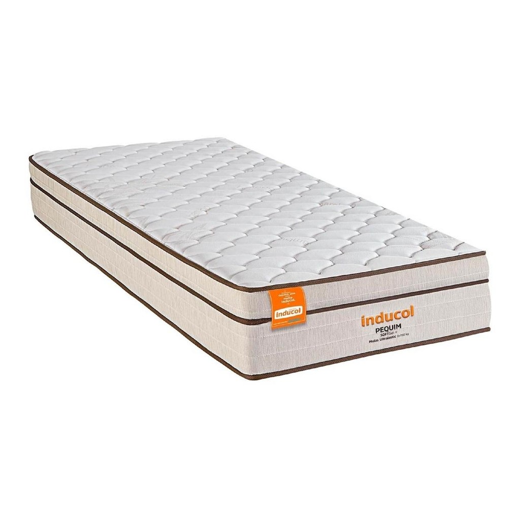 Colchão Solteiro Pequim 88x188cm Molas Ultralastic Softgel Inducol ...