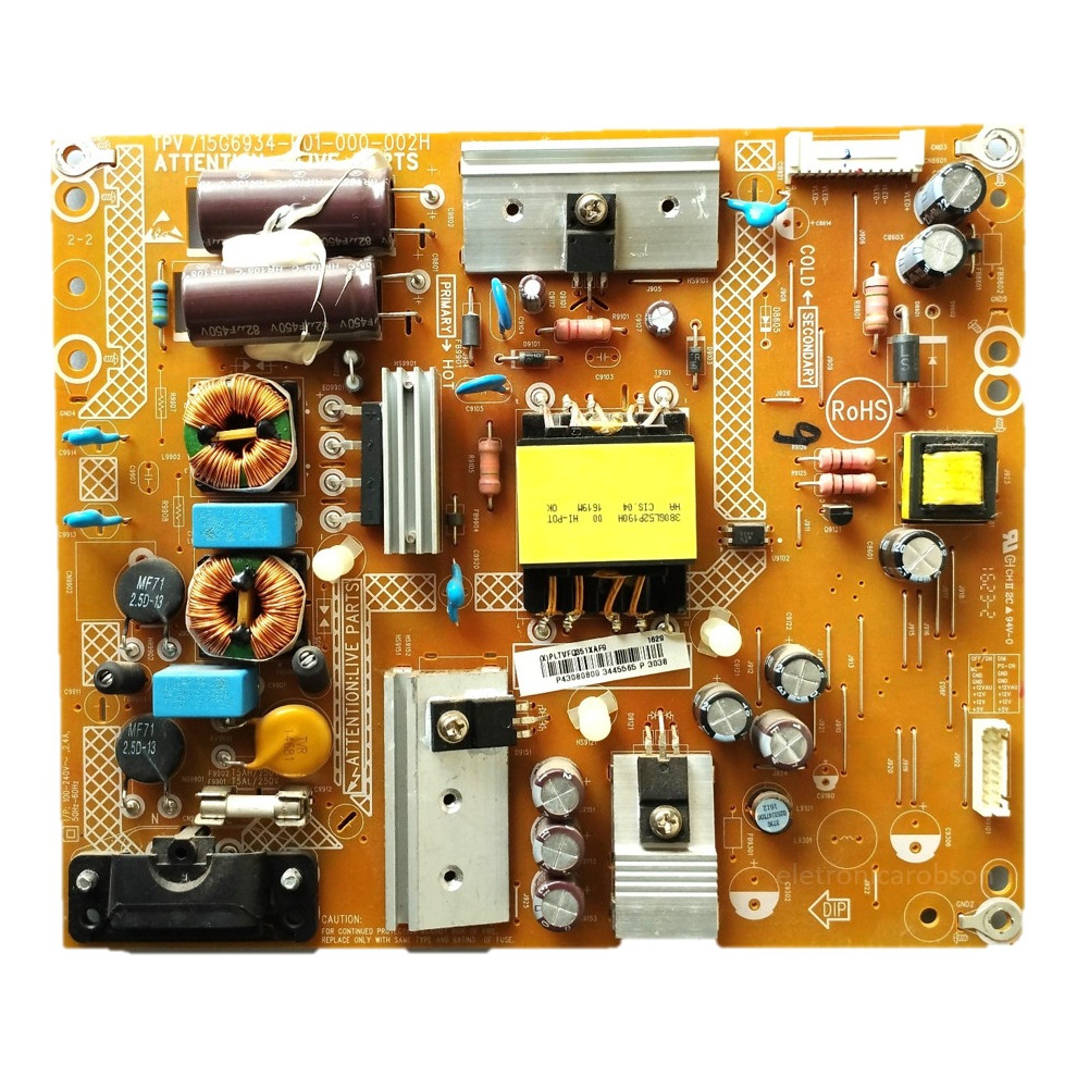 Placa Fonte Tv 43pfg5000 Le43s5760 - 715g6934-p01-000-002h | Shopee Brasil