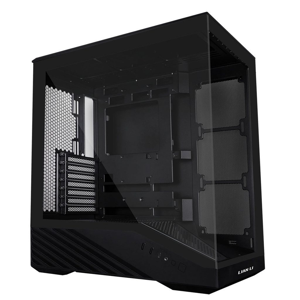 GABINETE GAMER SEM FAN SEM FONTE LIAN LI VECTOR V100 PRETO V100X ...