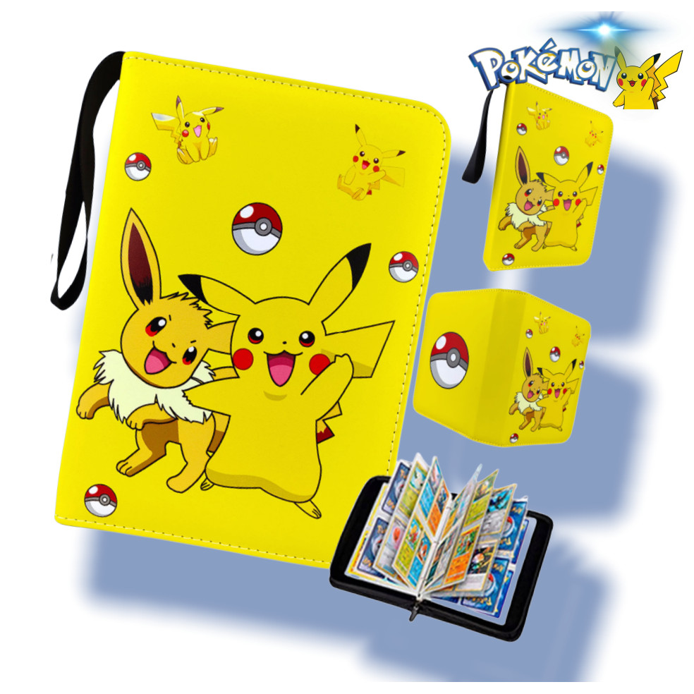 Pokémon Card Book N Styles 400 folhas 2x2 pasta de grande capacidade ...