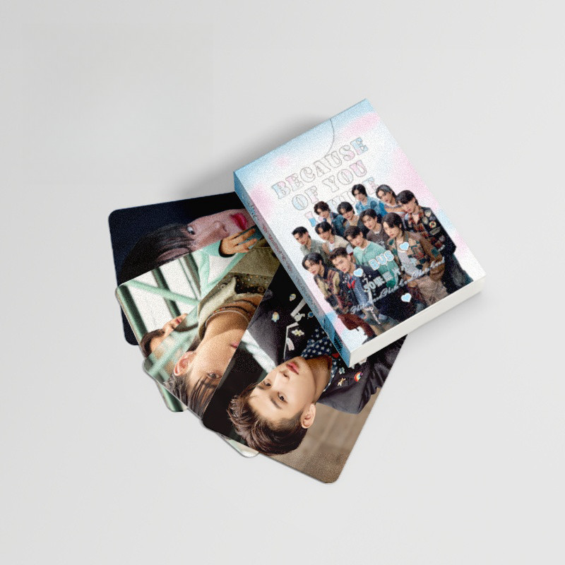 30-92pcs BUS Photocards Because of You I Shine Laser Hologram Lomo Card ...