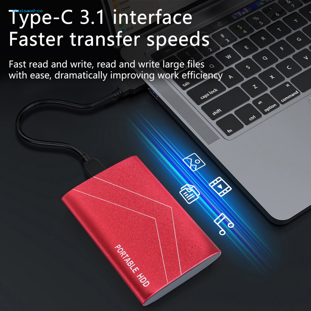 Durable Hard Drive Reliable Data Storage High-speed Type-c with Large ...
