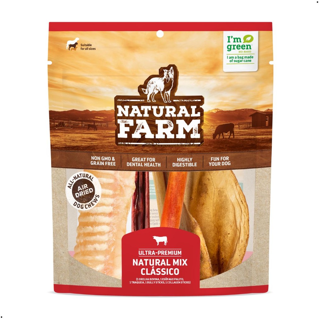 Natural Mix Clássico com 5 itens da Natural Farm Pacote 139g | Shopee ...
