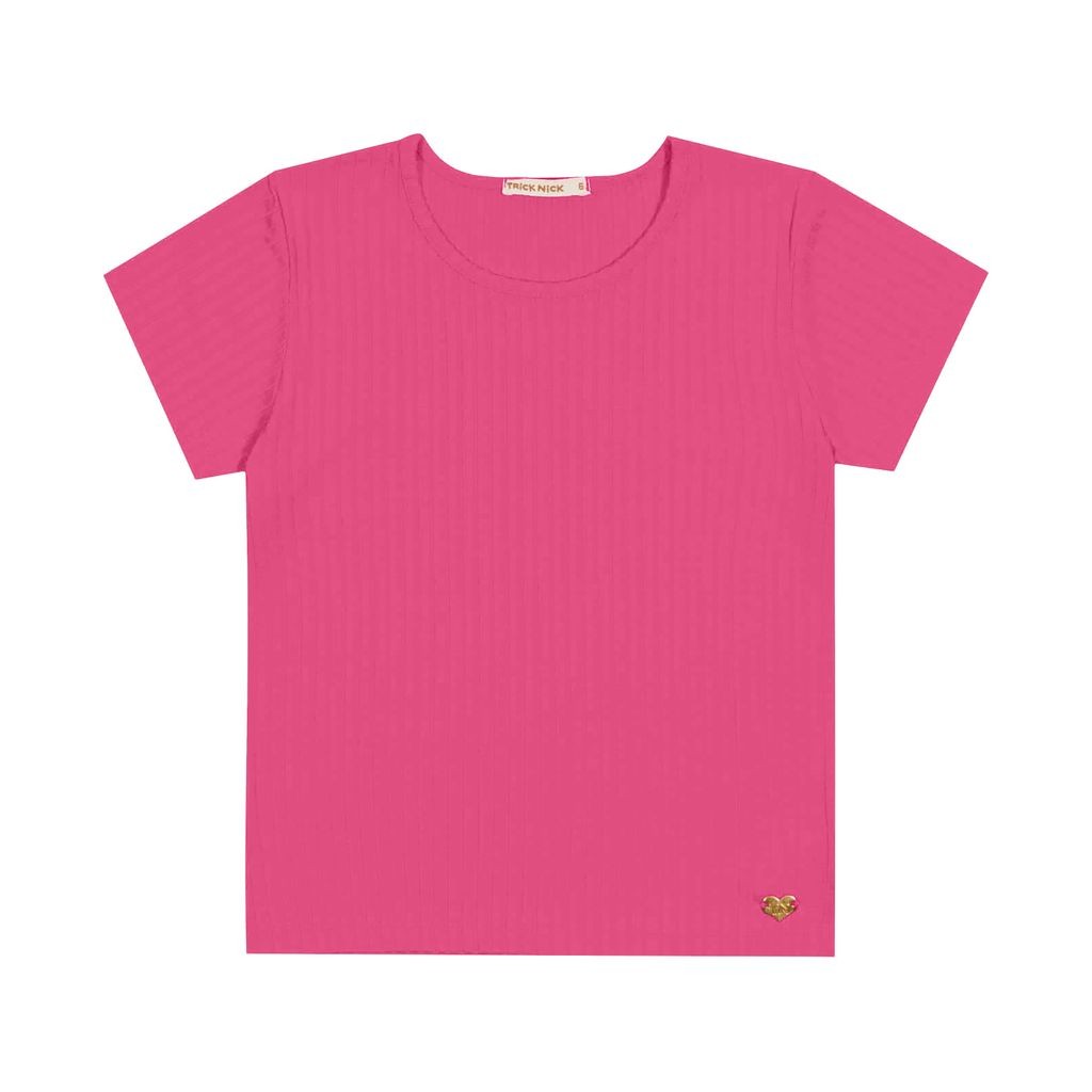 Blusa Infantil Feminina Canelada Trick Nick Rosa | Shopee Brasil