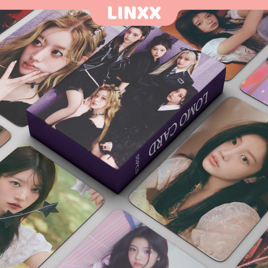 LINXX 55 Pcs ILLIT I Slobberll LIKE YOU Álbum Lomo Card Kpop Photocards ...