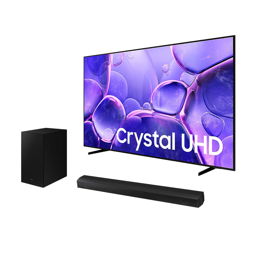Samsung Smart TV 75" Crystal UHD 4K U8600F 2025 + Soundbar HW-B550 ...