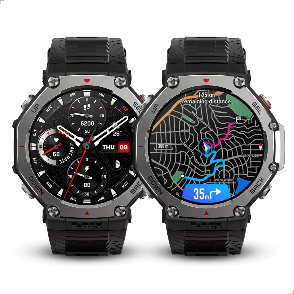 Relógio Inteligente Smartwatch Original Amazfit T-Rex 3 Com GPS Banda ...