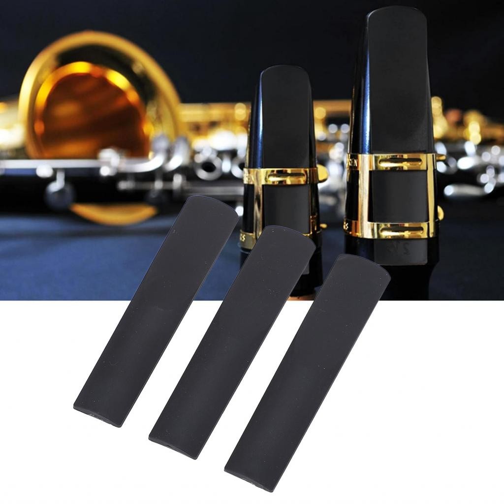 sicily1-BR Tenor Sax Traditional Reeds Resin 2.5 Strength Black Color ...
