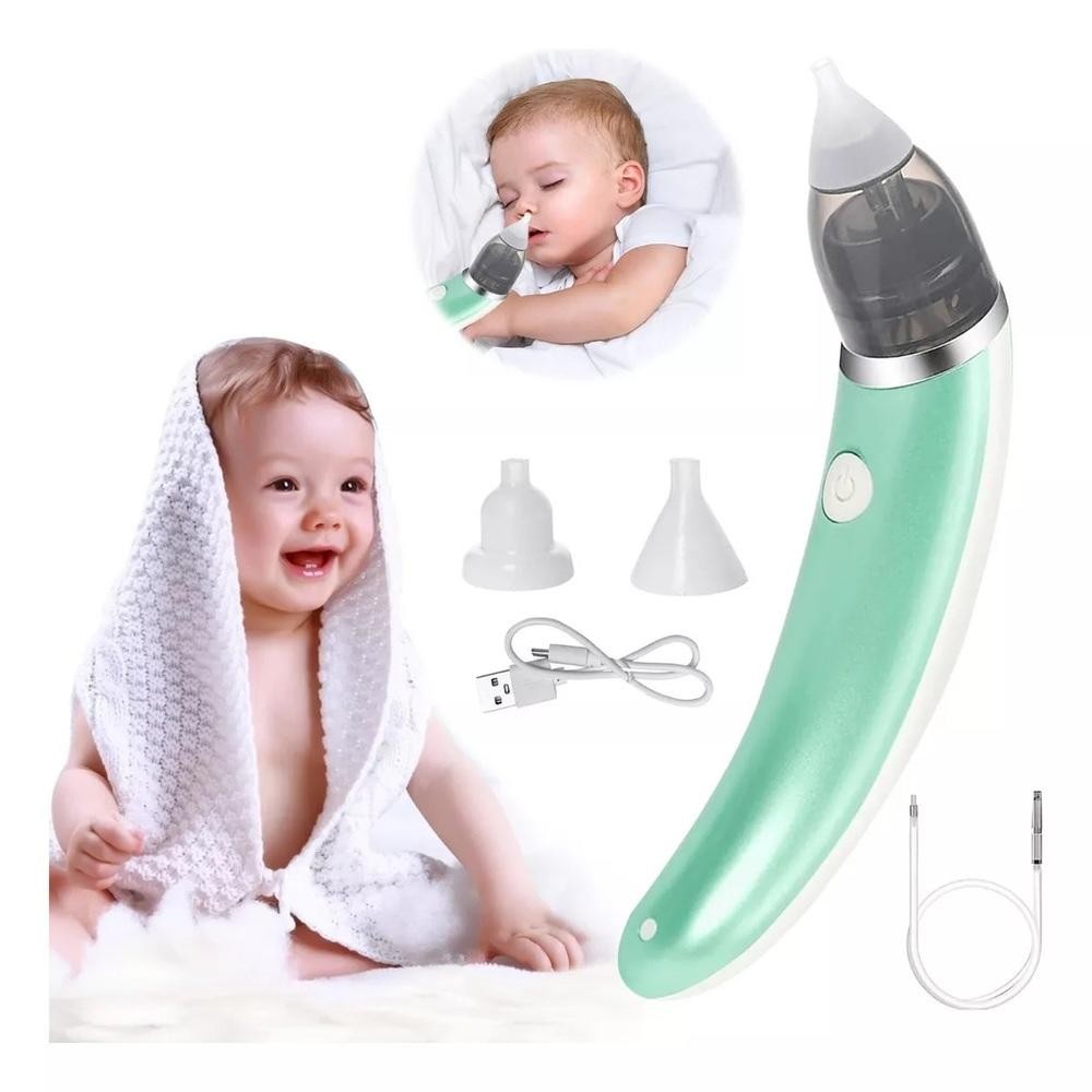 ASPIRADOR NASAL INFANTIL SUGADOR LIMPADOR DE NARIZ AUTOMATICO RECARREGAVEL BEBE CRIANCA | Shopee ...