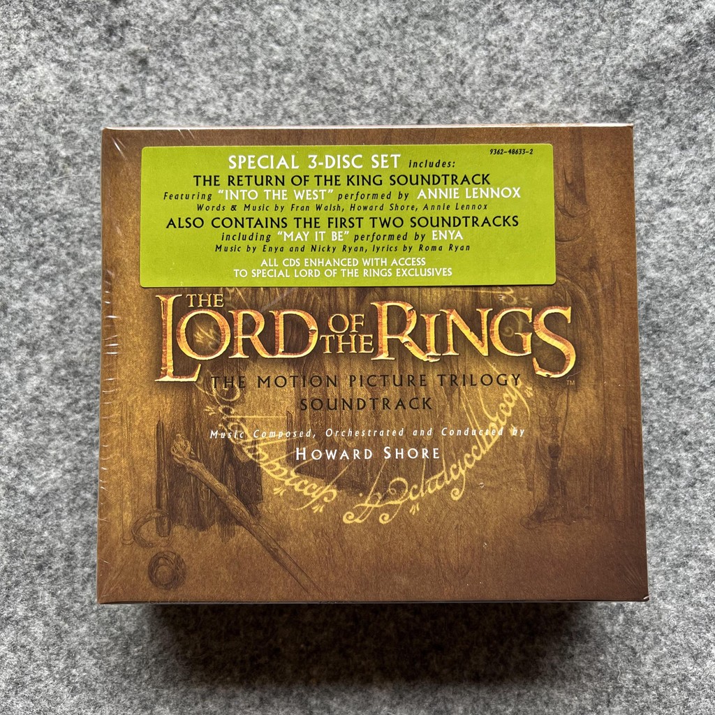 Lord Of The Rings The Motion Picture Trilogy Soundtrack 3CD Included ...