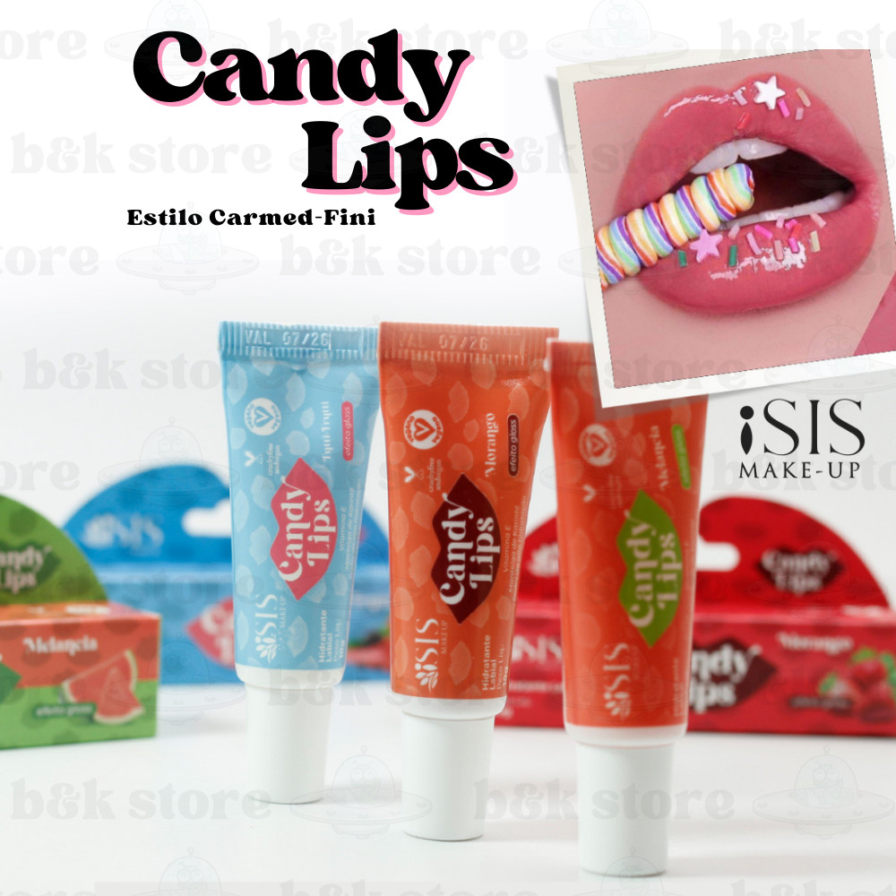 Hidratante Labial Candy Lips marca Isis Make protetor labial Carmed ...