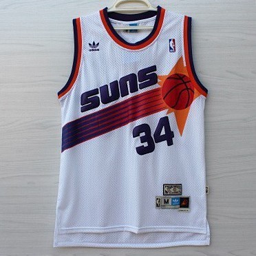 Camisa Nba Phoenix Suns No . 34 Barkley Jersey Esportiva A Nova Malha ...