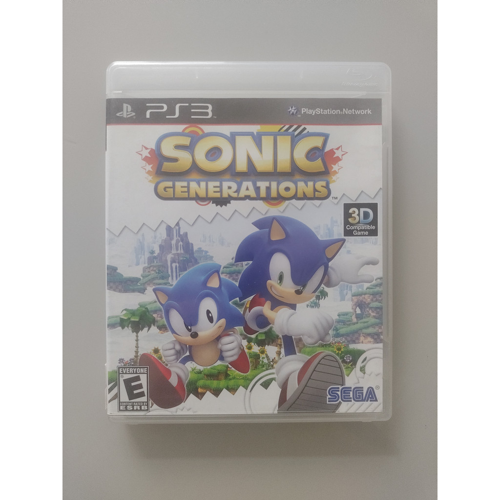 PS3 - Sonic Generations Perfeito Completo c Manual | Shopee Brasil