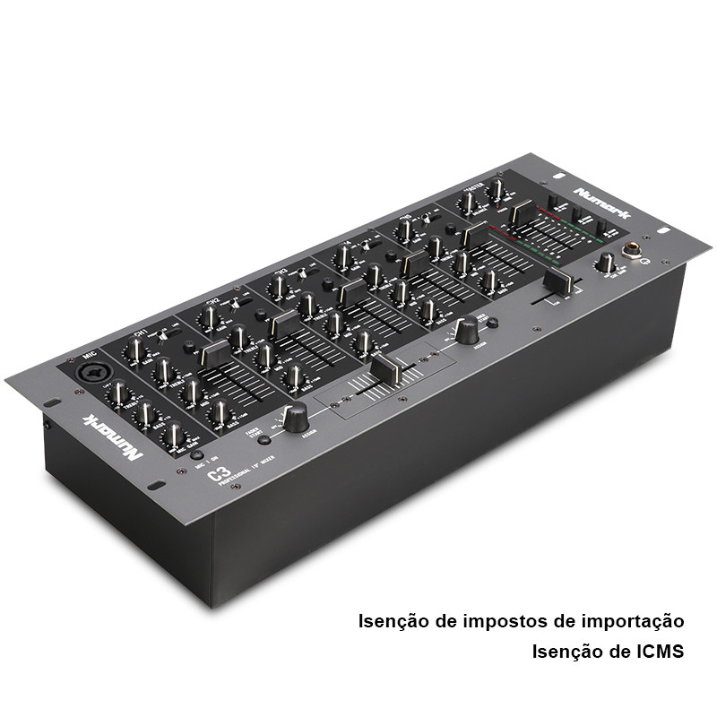 Numark C3 PRO DJ Mixer Battle Crossfader Para Scratch DJs FX Integrado ...