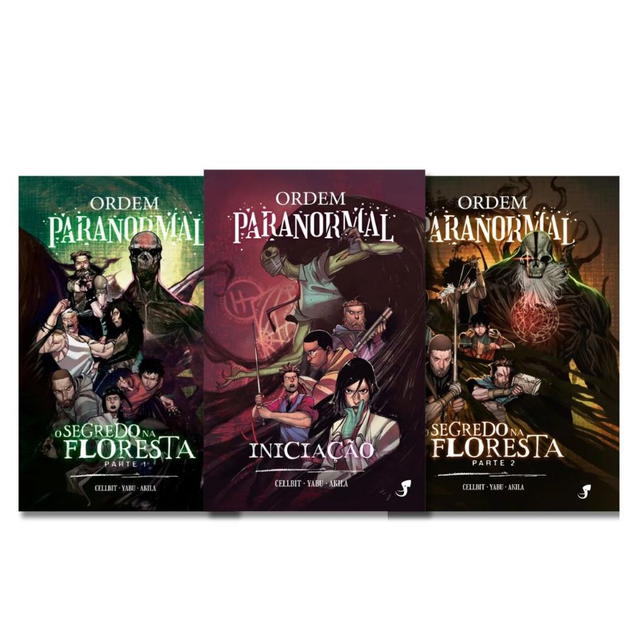 Kit Ordem paranormal HQ 1 a 3 (CAPA DURA) | Shopee Brasil