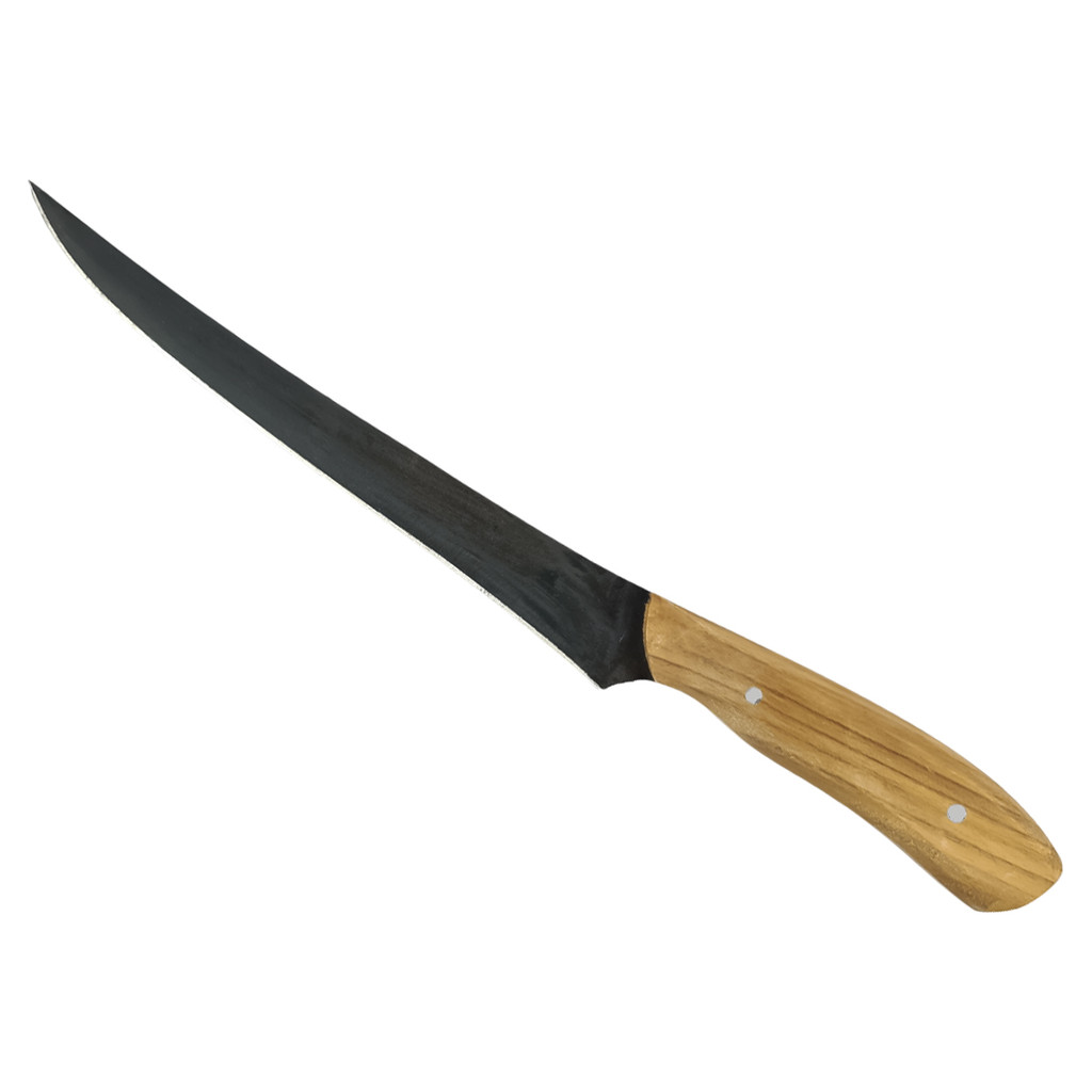 Faca Fileteira Artesanal Rústica (30,5cm) | Shopee Brasil