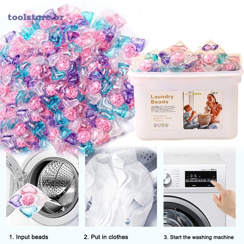 1000/50Pcs Caixa De Sabão Detergente Para Lavanderia 5 Em 1 Cápsulas De ...