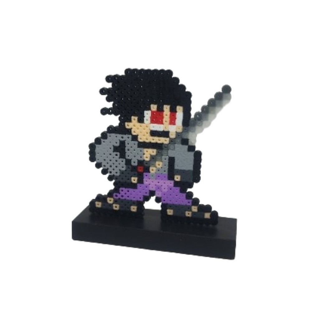 Personagem Sasuke Uchiha em Pixel Art | Anime Naruto | Shopee Brasil