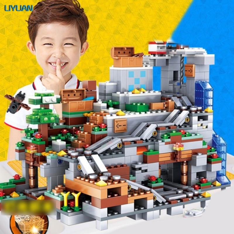 LEGO Set Compatível Minecraft Toy Mina Cave Órgãos Velocidade MY WORLD ...