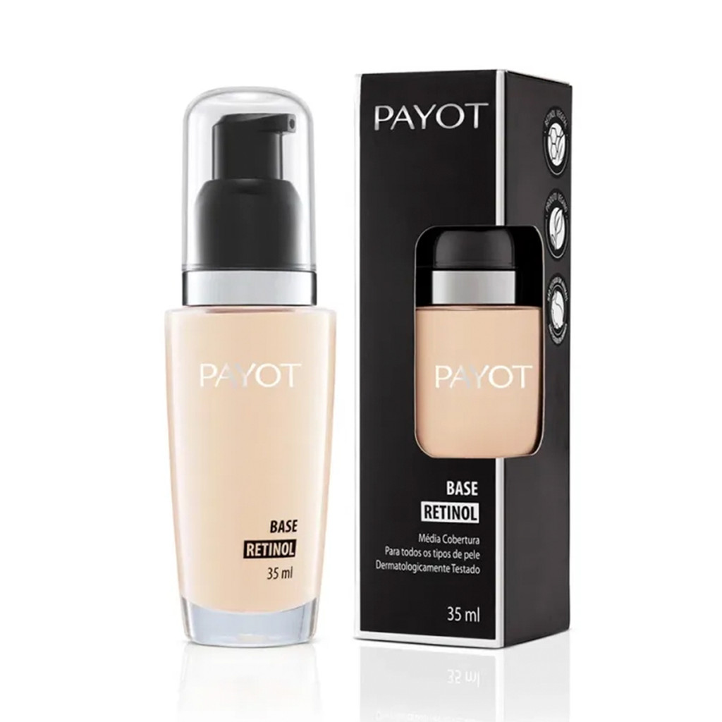 Base Líquida Retinol Payot Média e Alta Cobertura 35 ml | Shopee Brasil