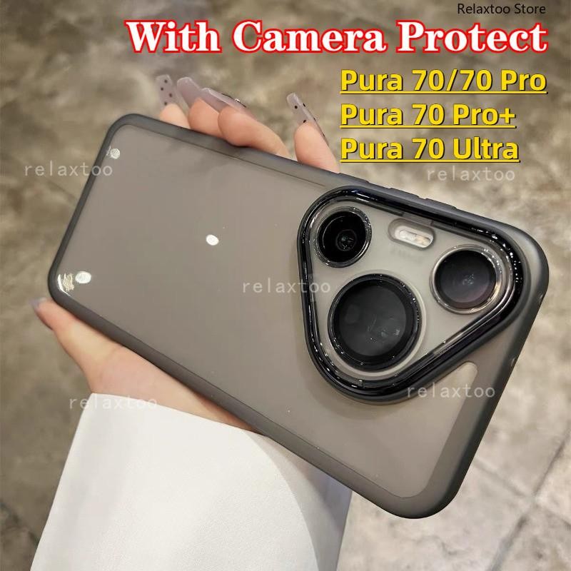 Para Huawei Pura70 70Pro + 70Ultra Pura70Pro + 5G Transparente Soft TPU Capa De Telefone Moda ...