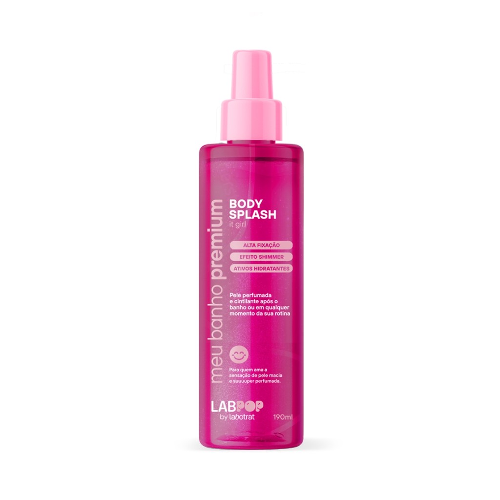 Labotrat Labpop Body Splash Pink Shimmer 190Ml | Shopee Brasil