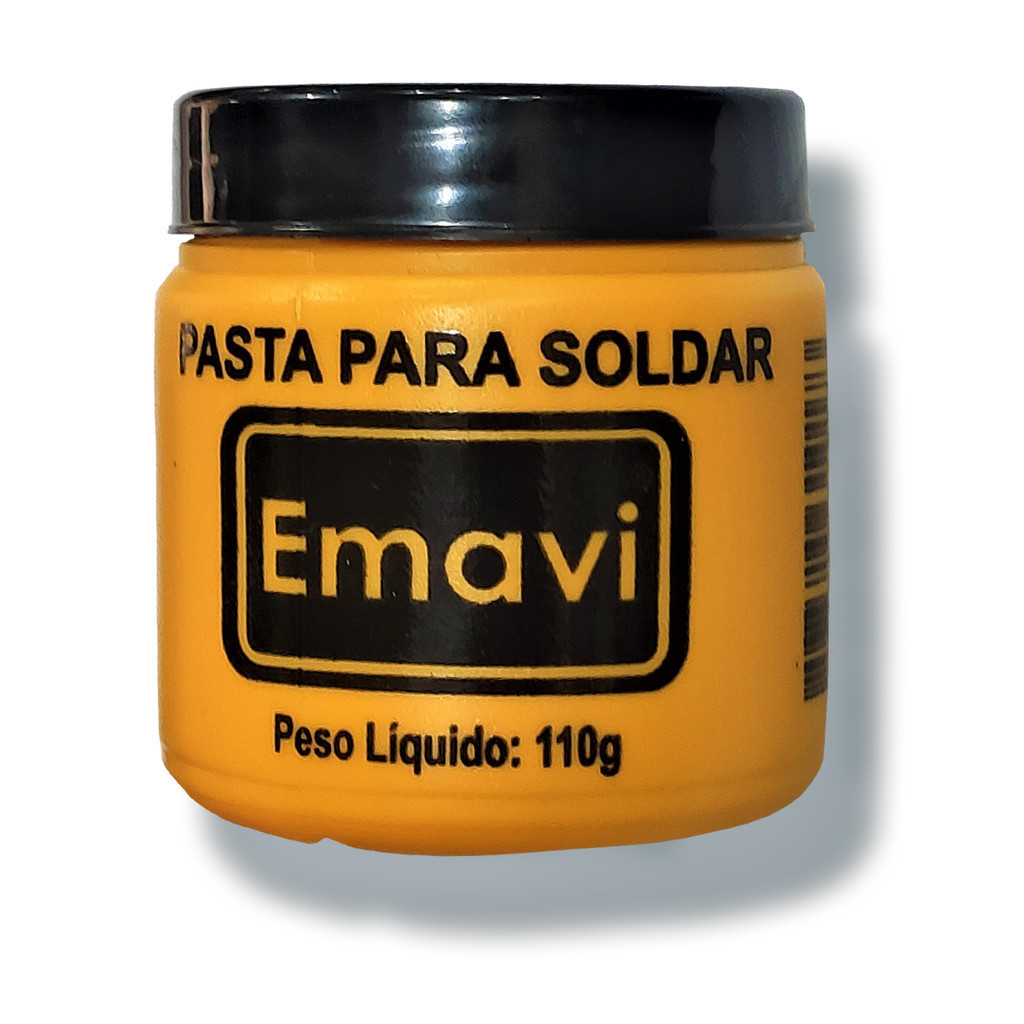 Pasta de Solda 110g com Fluxo de Solda Interno Para Soldar Componente ...