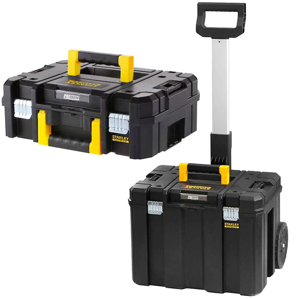Kit Profissional Stanley ProStack de 1 Maleta com Espuma PréCortada e 1 ...