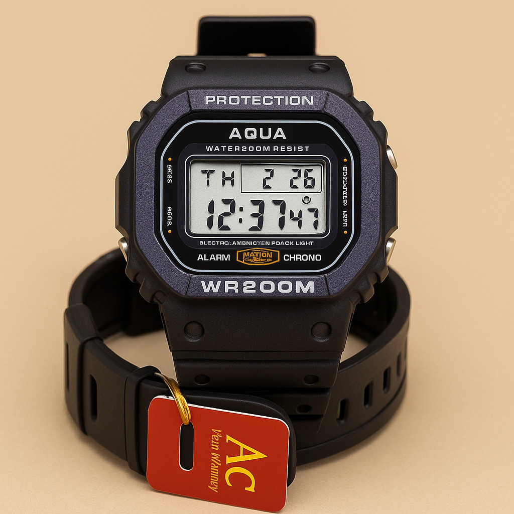 Relogio de Pulso Aqua Original Classico Militar Esportivo | Shopee Brasil