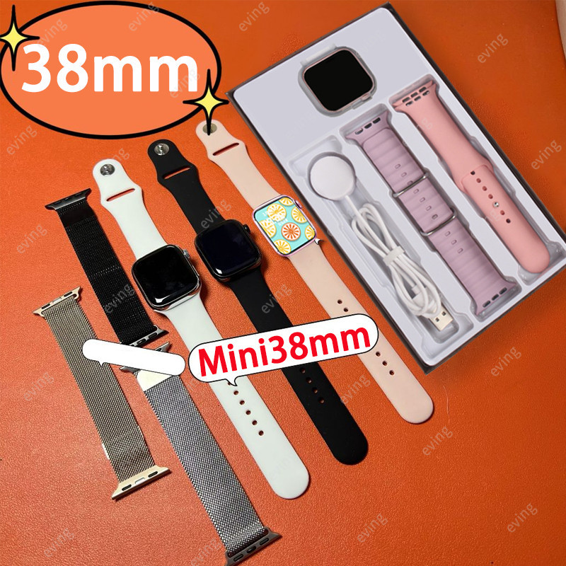 Smartwatch 38mm 2-in-1 Relógio 9 mini chamada de voz de esportes ...