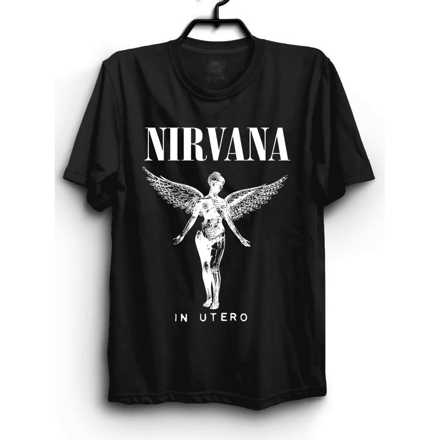 Camiseta Nirvana In Utero 100% algodão | Shopee Brasil