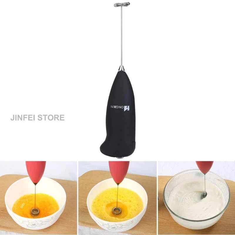 Cozinha Mini Batedor de Leite Eletrônico Batedor de Ovos agitador de café KL-1009 | Shopee Brasil