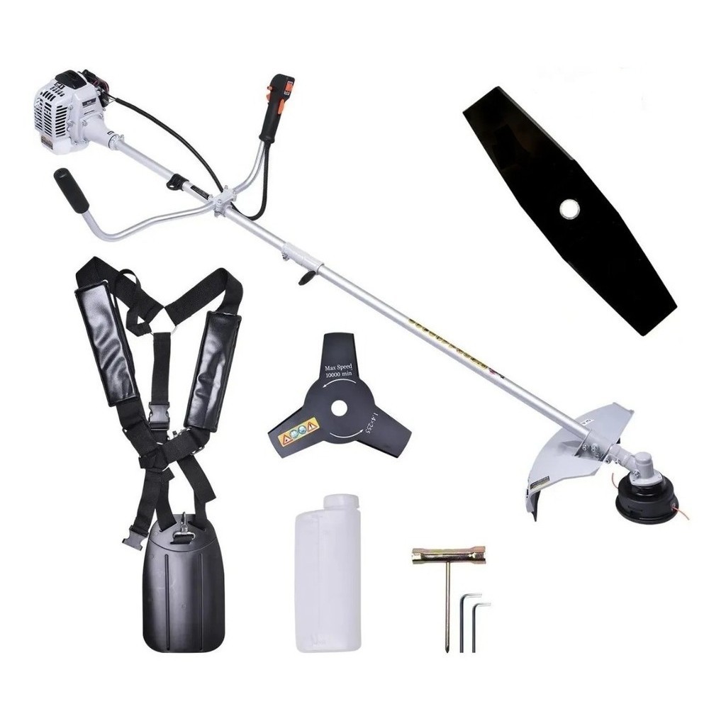 Combo Roçadeira Tbc-26SH 2 Tempos Bipartido + Faca 2 Pontas | Shopee Brasil