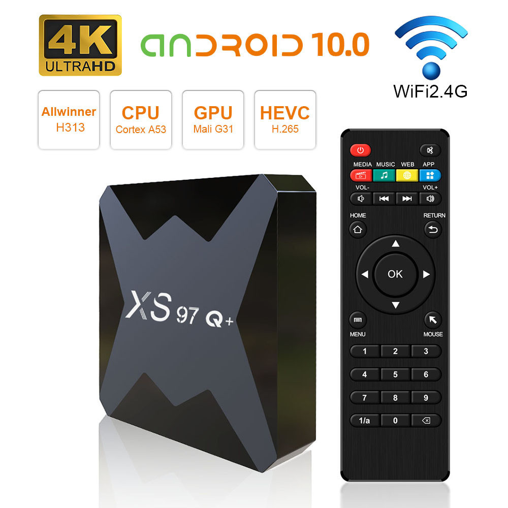 Reprodutor de Rede Novo Mini Android10 Allwinner H313 HD Android Box 1 ...