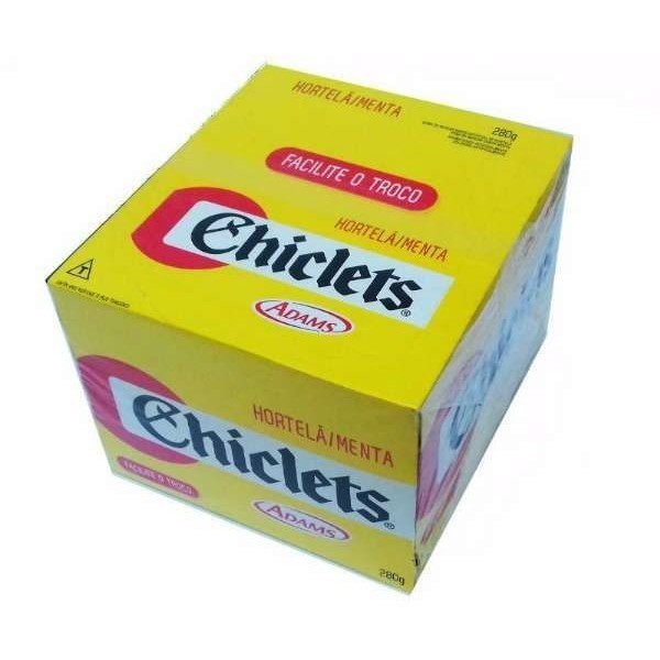 CHICLETE ADAMS HORTELÃ 280G | Shopee Brasil