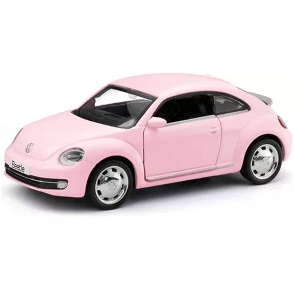 Miniatura New Beetle Fusca 2012 RMZ 1/32 Metal e Fricção Rosa | Shopee ...