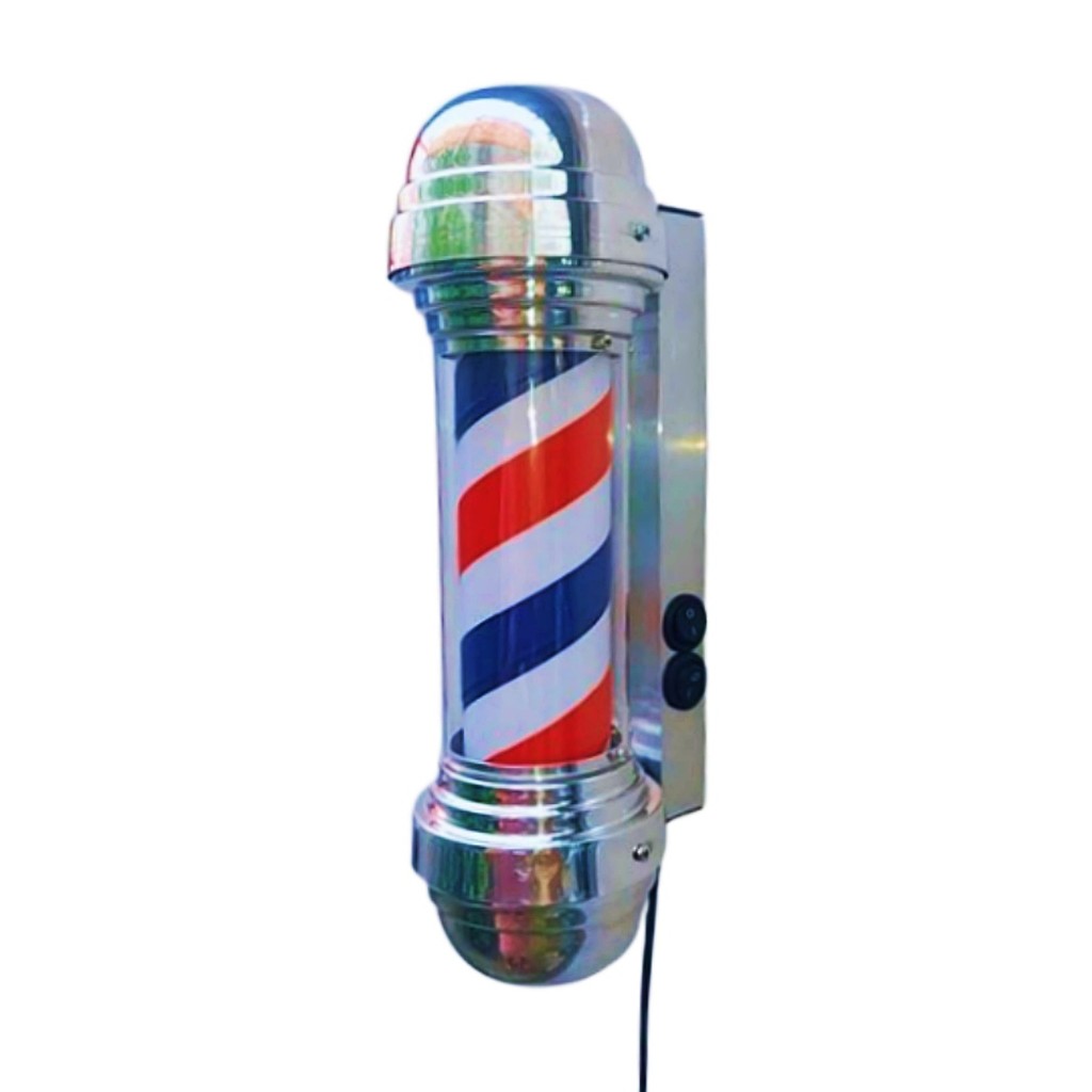 BARBER POLE MINI 30CM GIRATÓRIO VOLTAGEM 110V OU 220V SUPER OFERTA ...