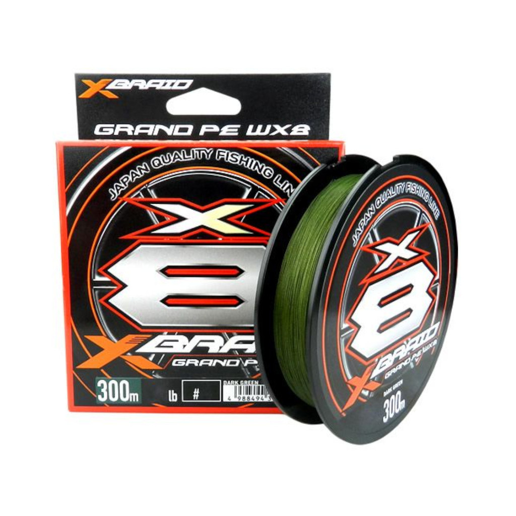 Linha Multifilamento YGK X-Braid Grand PE WX8 - 300m | Shopee Brasil